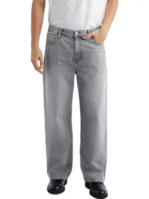 ALLSAINTS Lenny Straight Leg Jeans - Washed Grey
