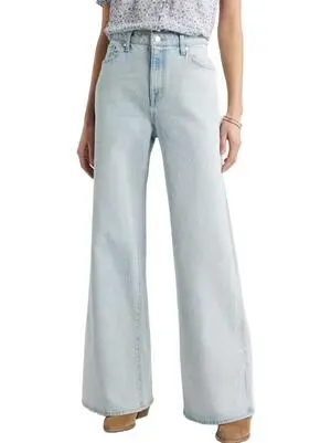 Treasure & Bond High-waist Wide-leg Jeans - Extreme Wash