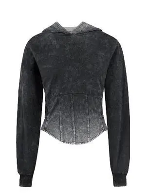 PCFG Acid Wash Hoodie - Black