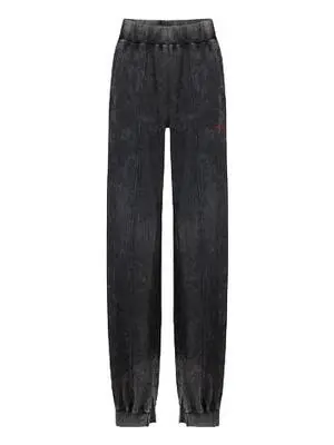 PCFG Pure Cotton Acid Wash Sweatpant - Black
