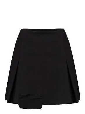PCFG Pleated Mini Skirt - Black