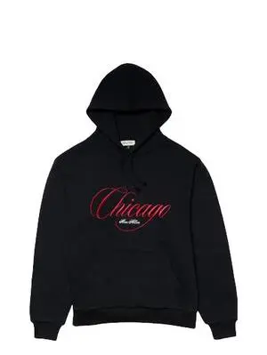 MARC NOLAN Chicago Embroidered Hoodie - Black