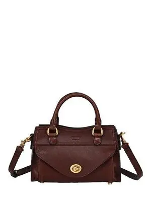 OLD TREND Lockwood Genuine Leather Satchel - Brown