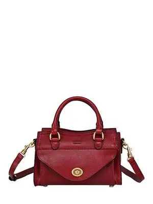 OLD TREND Lockwood Genuine Leather Satchel - Maroon