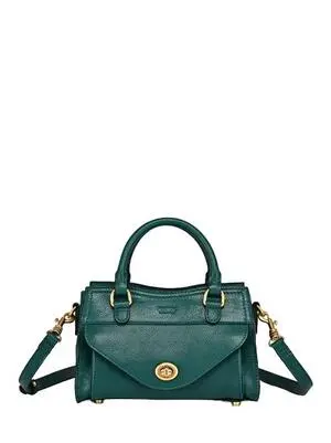 OLD TREND Lockwood Genuine Leather Satchel - Teal