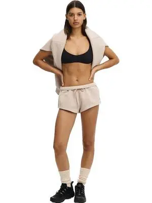 BODY Active Plush Micro Shorts Sesame Marle