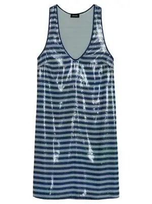 Zadig&Voltaire Rasha Sequined Dress - Blue