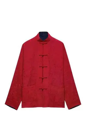 Shanghai Tang Reversible Floral Jacket - Red