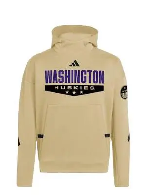 Adidas Huskies Honor And Support Player Travel Zne Hoodie - Washington Team Sand Black Ncaa/wtn/7yz