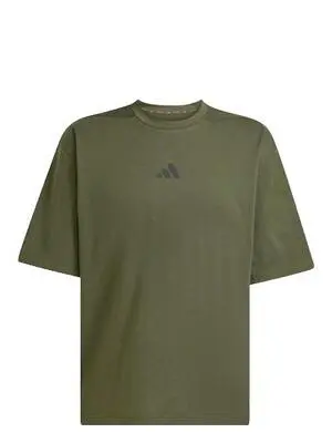 Adidas Primelift Workout Oversize Tee Shirt - Night Cargo