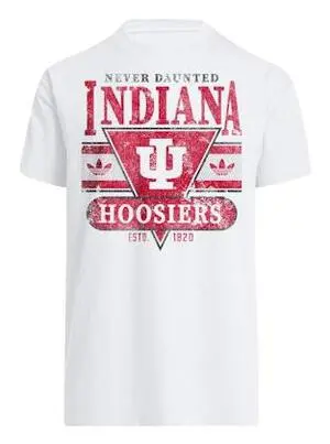 Adidas Hoosiers Graphic T-shirt - Indiana White