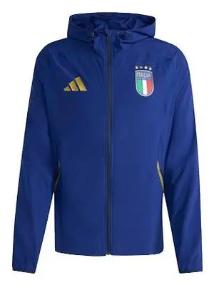 Adidas Italy Tiro Travel Windbreaker - Victory Blue