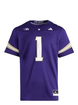 Adidas Huskies Premier Home Jersey - Washington Collegiate Purple White Team Sand Ncaa/wtn/6va