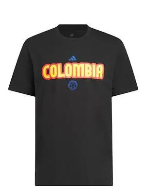 Adidas World Cup 2026 Colombia Home Graphic Tee Shirt - Black