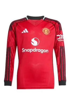 Adidas 25/26 Long Sleeve Home Jersey - Mufc Red