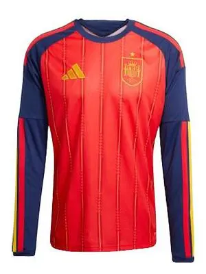 Adidas Spain 2026 Home Long Sleeve Jersey - Vivid Red
