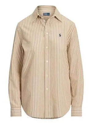 Polo Ralph Lauren Cotton/linen Shirt - Classic/camel/white