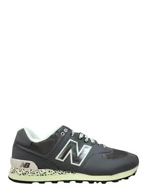 NEW BALANCE 574 Sneakers - Black/green/silver
