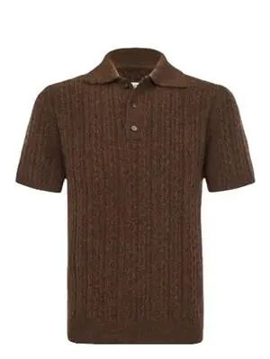MAISON MARGIELA Polo Shirt - Brown