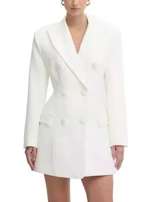 Bardot Janna Hourglass Mini Dress - White