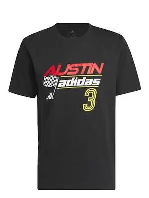 Adidas Austin Americana Motorsport Graphic T-shirt - Black