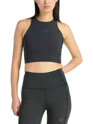 NEW BALANCE Elite Storage Crop Tank - Grey