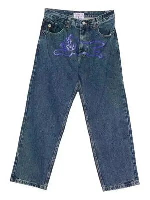 ICECREAM Running Dog Double Scoop Jeans - Blue