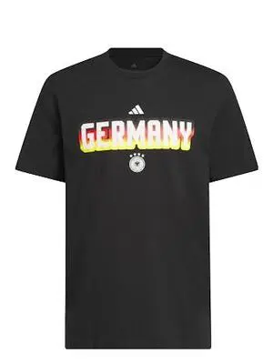 Adidas Fifa World Cup 2026 Germany Home Graphic Tee Shirt - Black