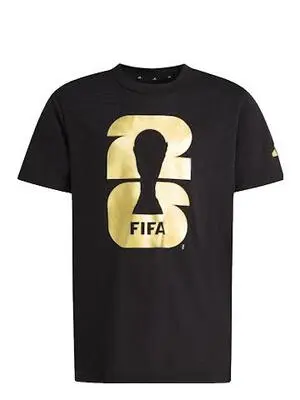 Adidas Fifa World Cup 2026 Official Emblem T-shirt - Black