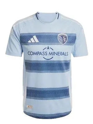 Adidas Sporting City 25/26 Home Authentic Jersey - Glow Blue
