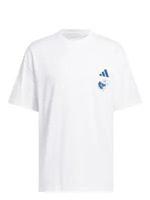 Adidas Jayhawks Chapter Tee Shirt - Kansas White