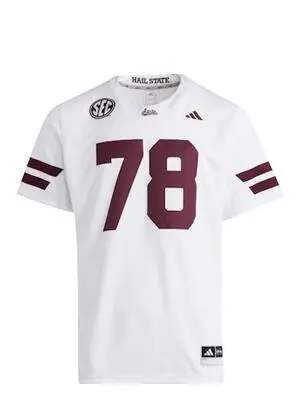 Adidas Bulldogs Premier Away Jersey - Mississippi State White