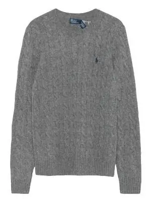 Polo Ralph Lauren Long Sleeve Collared Pullover - Battalion Grey Heather