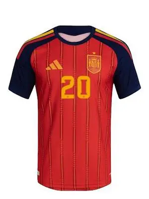 Adidas Spain 2026 Home Authentic Jersey - Vivid Red/soccr/seu