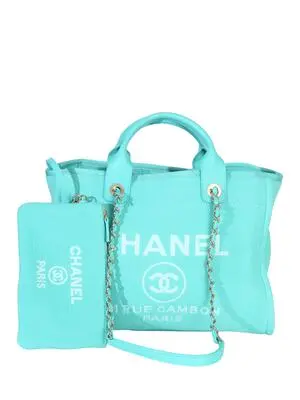 Chanel Deauville Tote - Blue
