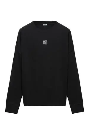 Loewe Oversized Long Sleeved Tee - Black