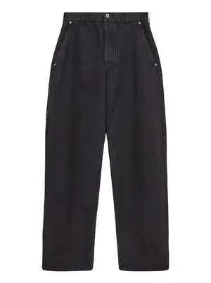 Loewe Cotton Twill Carpenter Trousers - Gray
