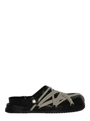 Rick Owens Megalace Mule Granola - Black