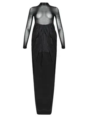 Burc Akyol Sultan Vestale Maxi Dress - Black