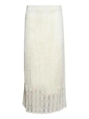 JIL SANDER Long Skirt - Off White