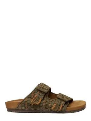 BAZISZT Suede Sandals - Green