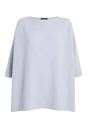ESKANDAR Cashmere Square-Neck Sweater
