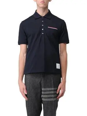 Thom Browne Polo Shirt Men Navy