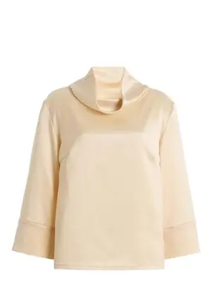 BY MALENE BIRGER Vica High-neck Blouse - Off-white