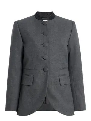 BY MALENE BIRGER Claye Single-breasted Jacket - Dark Grey