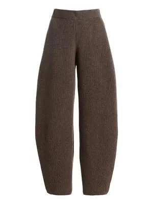 BY MALENE BIRGER Carmela Mid-rise Straight-leg Pants - Brown
