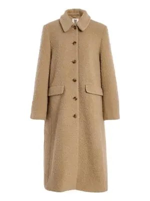 BY MALENE BIRGER Madera Single-Breasted Wool-Blend Coat