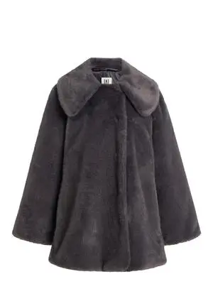 BY MALENE BIRGER Faux-fur Jacket - Grey