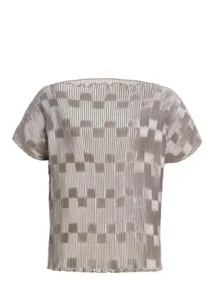 BY MALENE BIRGER Lianna Pleated Top Silver