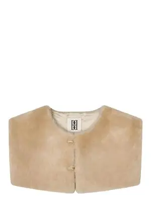 BY MALENE BIRGER Lila Shearling Collar - Off-white